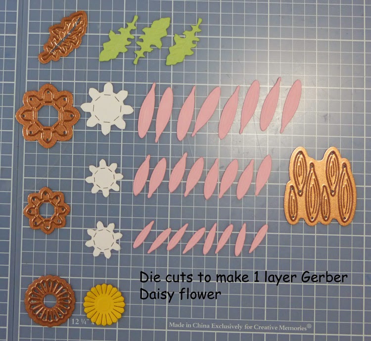 Stop and Stamp the roses: Create-a-Flower: Gerber Daisy tutorial