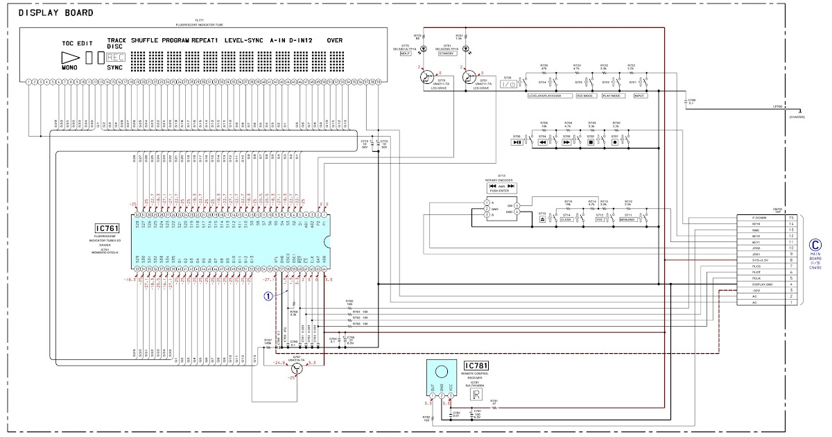 Schematic Diagrams: Sony MDS S9 – Circuit diagram – Minidisc Deck