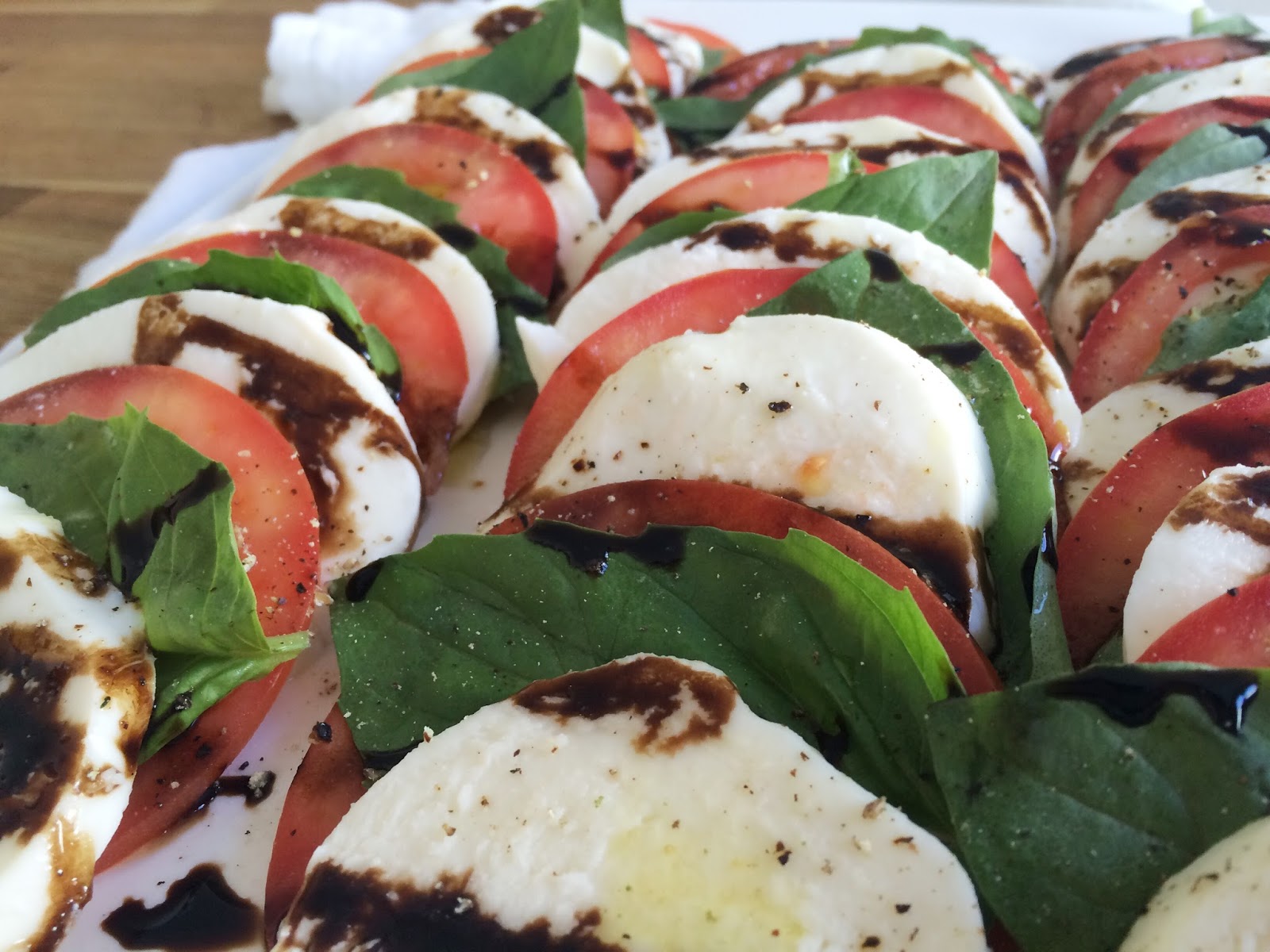 Just A Darling Life: Caprese Salad with Balsamic Glaze