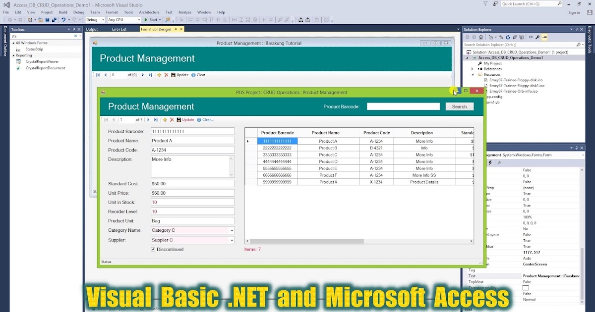 Visual Basic .NET and C# Tutorial with Source Code