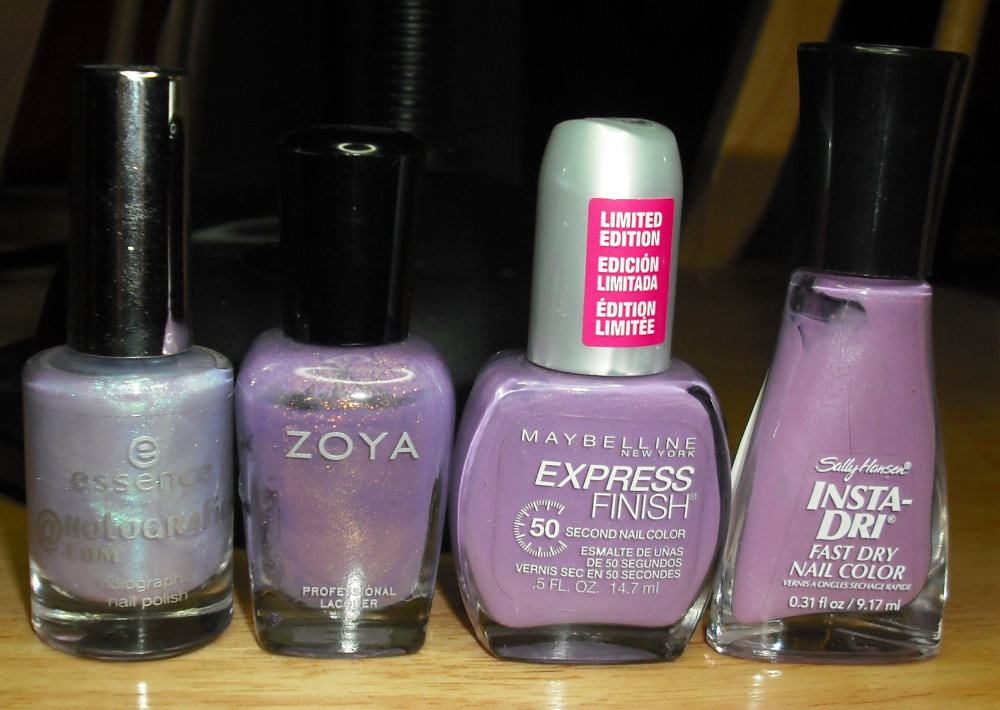 Imperfectly Painted: Bottle Spam Saturday: Purple Shimmers Edition