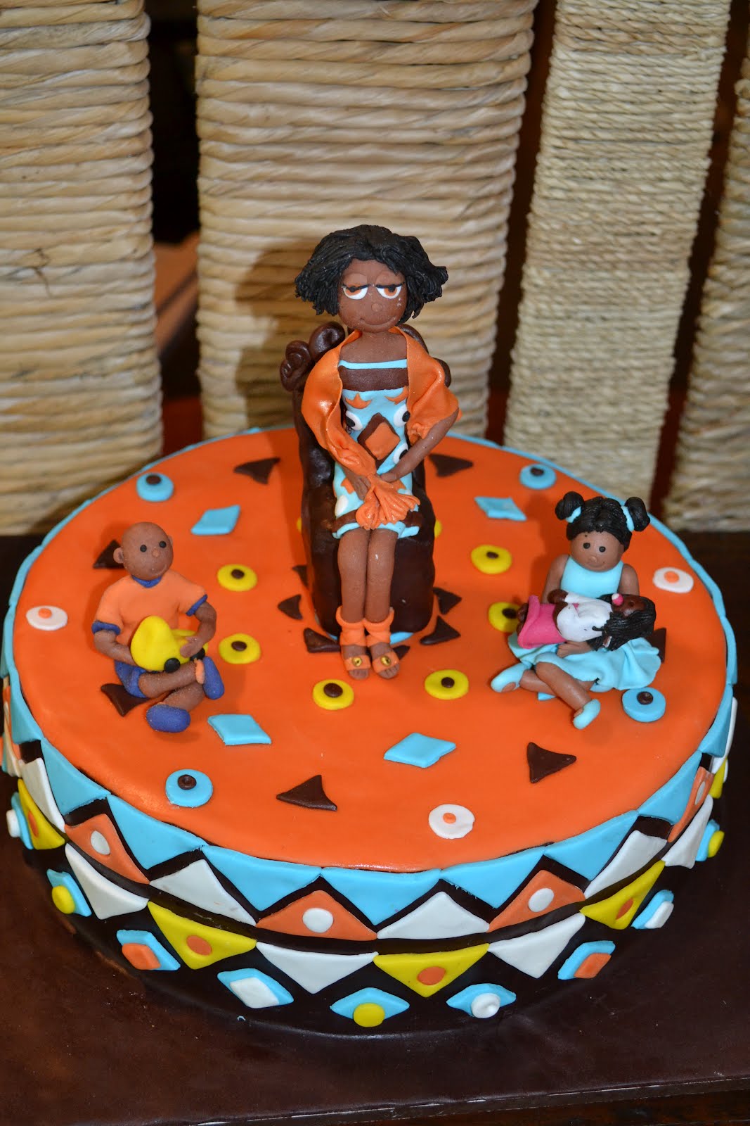 BOLOS DA CLÔ - LUANDA: Adoro Panos Africanos
