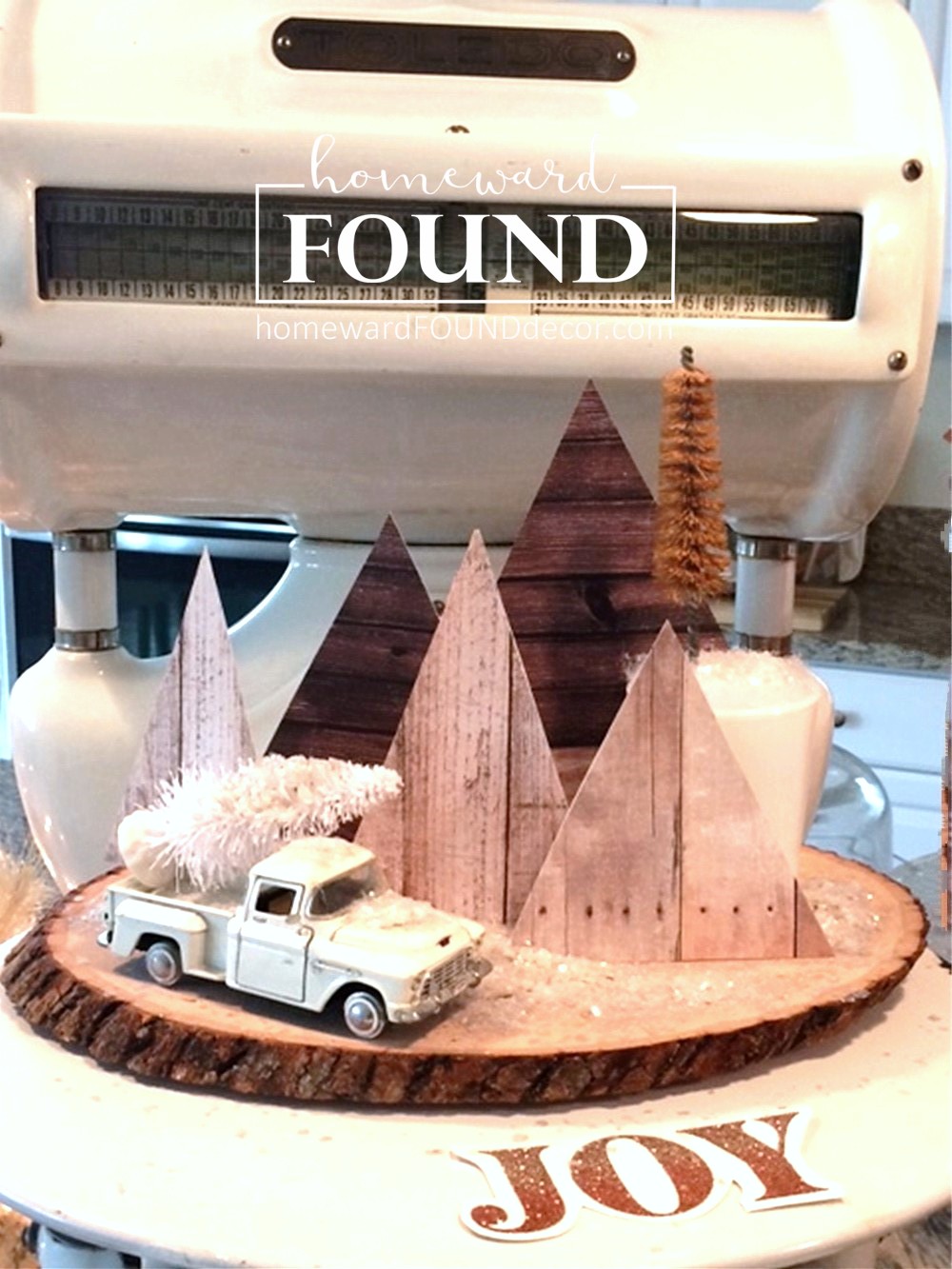 faux wood 'junk' trees homeward found decor