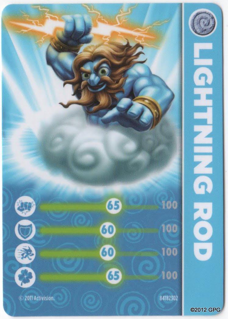 Skylanders | Spyro's Adventure: Skylanders Lightning Rod Air Element ...