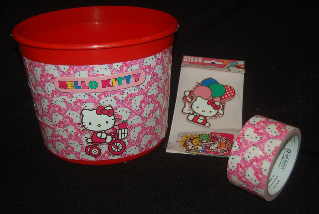 Lynn's Craft Blog: Hello Kitty Bucket