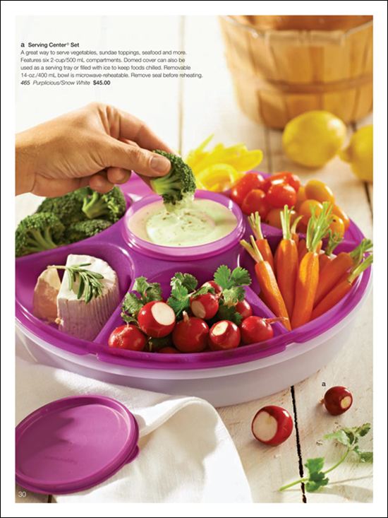 Tupperware Online Store: Our serving center set is great for parties ...