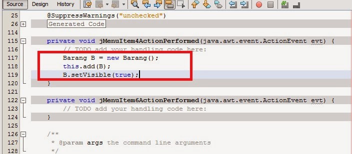 New Generation: Membuat Menu Utama dengan Netbeans