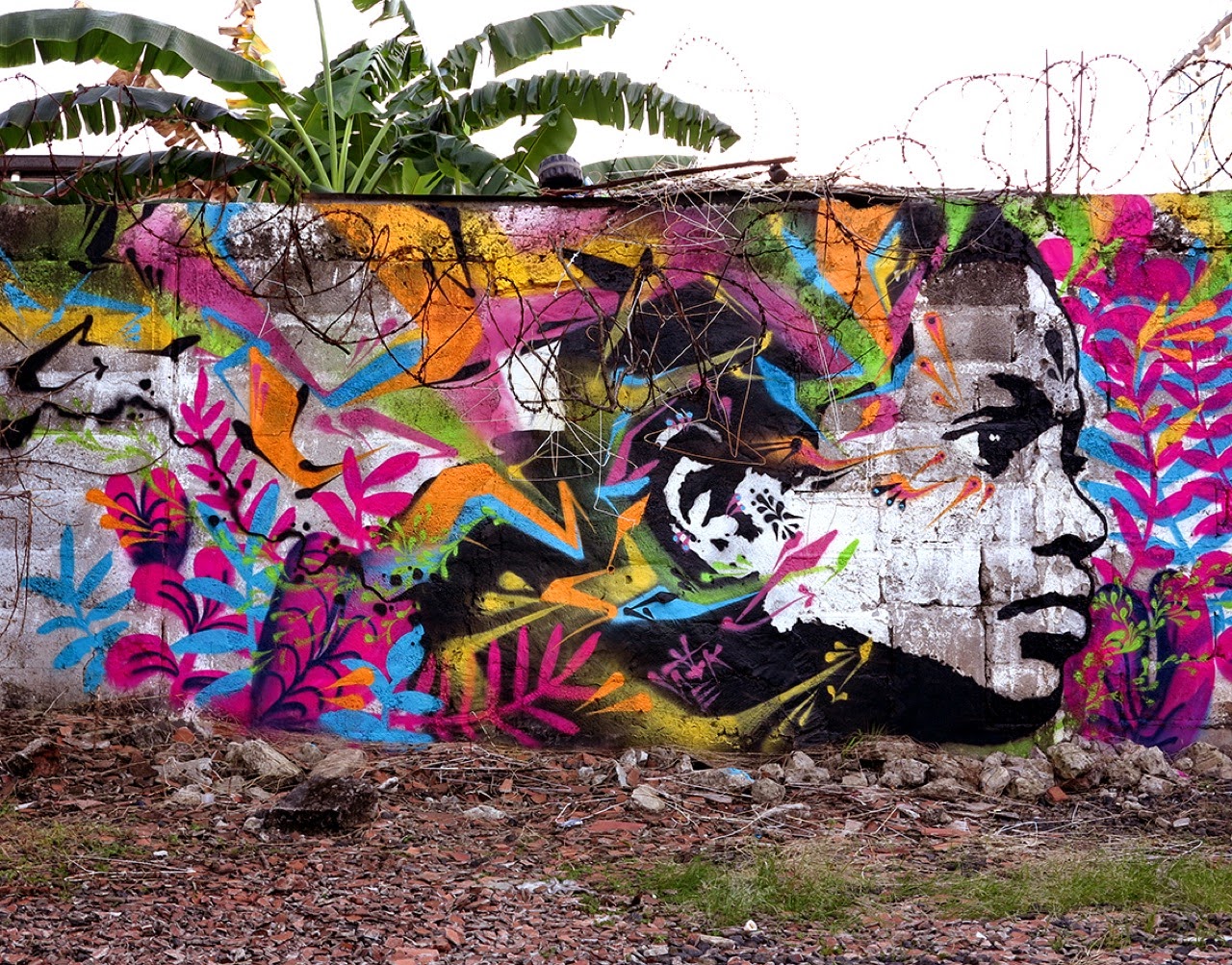 Stinkfish paints a new series of pieces in Panama City – StreetArtNews
