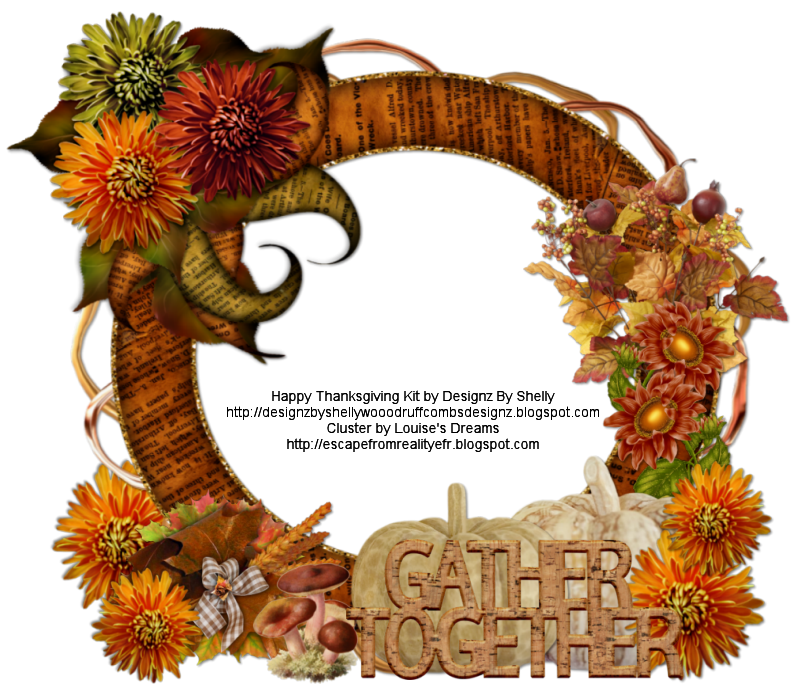 Escape From Reality Blog: FTU Cluster Frames "Happy Thanksgiving" DBS ...