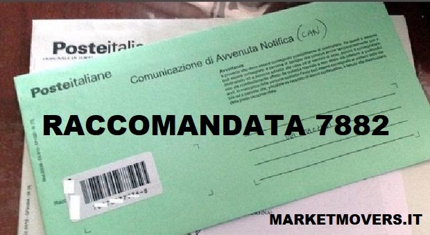 Raccomandata 7882, cosa sarà e chi la manda?