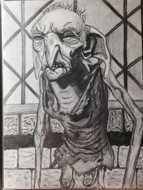Graphite Drawings: Harry Potter Creatures