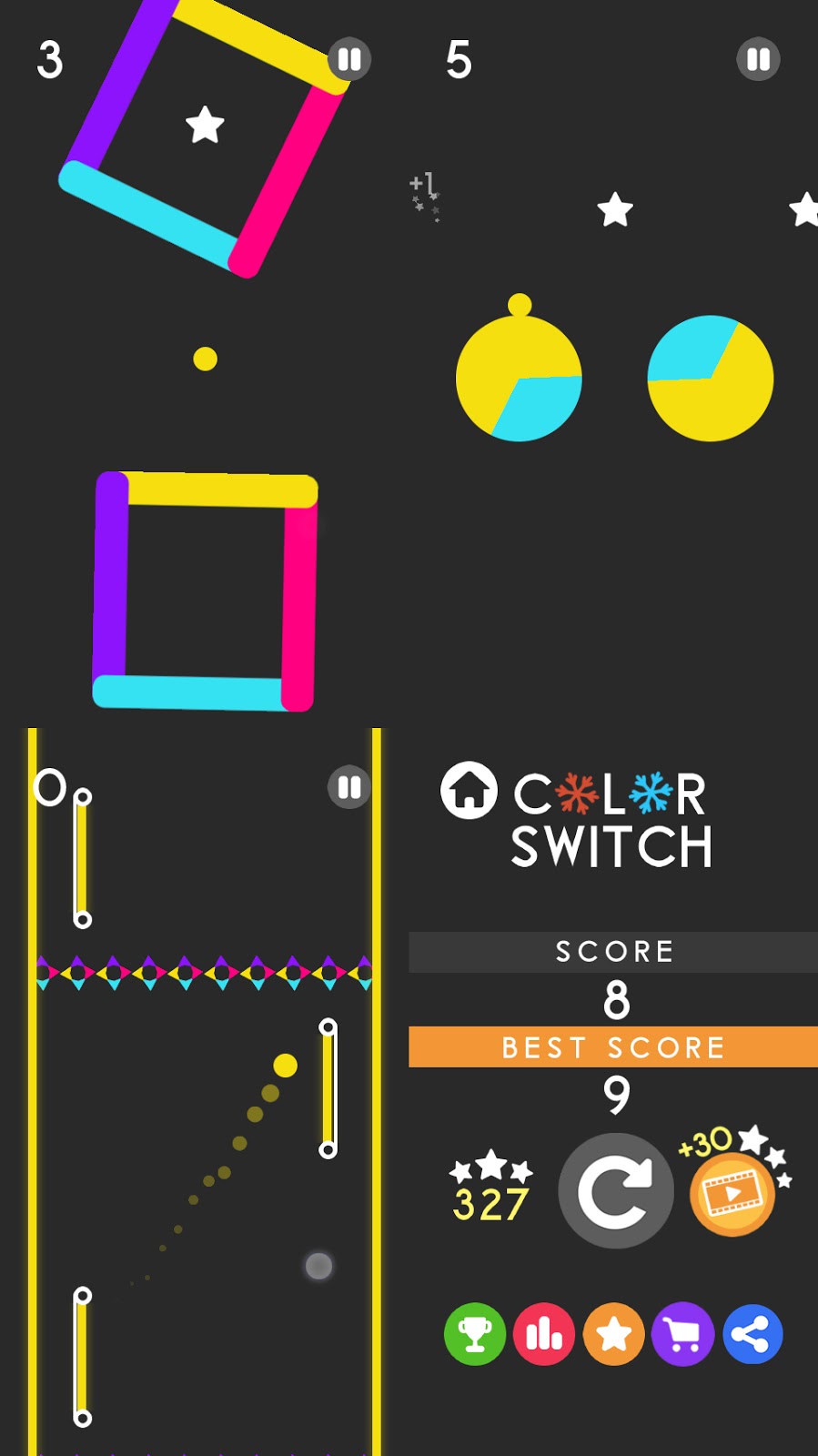 Review Game Color Switch Game Arcade Android Terbaik dan Juga Sulit ...