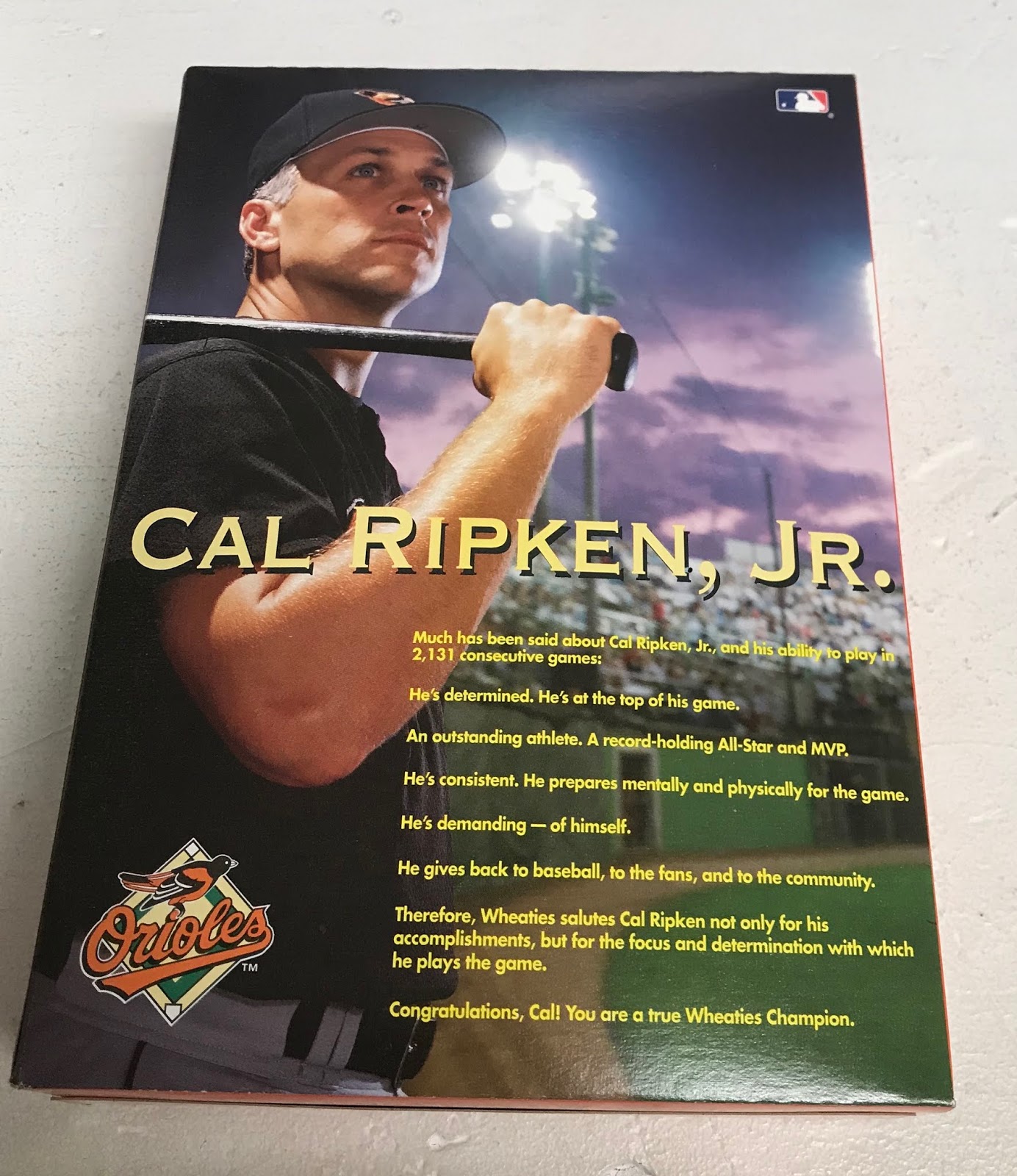 Cardboard Greats: PC Overview; Cal Ripken Jr