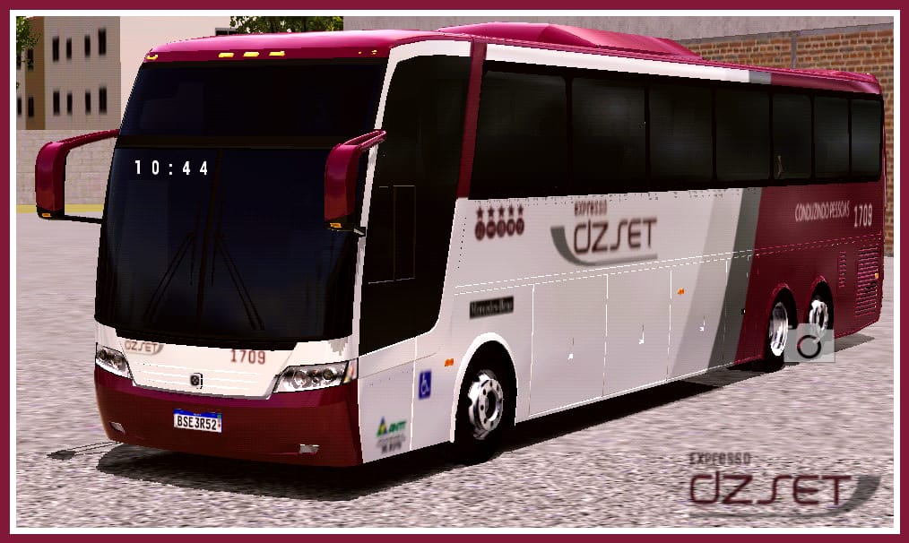 Skins World Bus Driving - Busscar Jumbus 360 - Viação Expresso Dzset