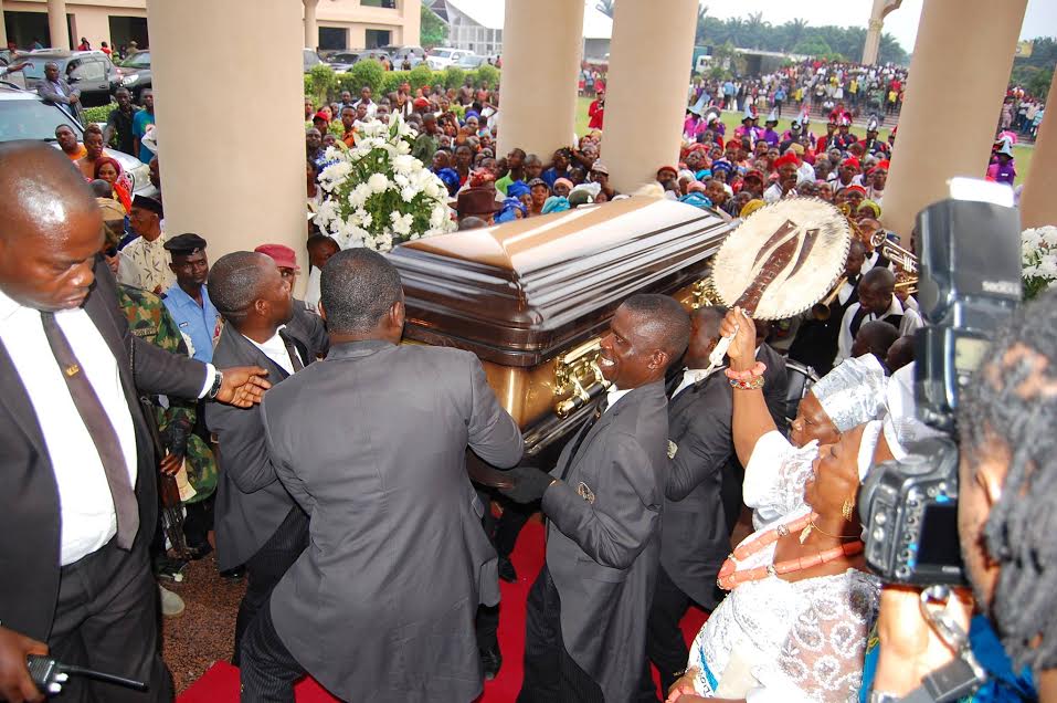 Photos: The body of late Patriarch of the Ibru family, Olorogun Michael ...