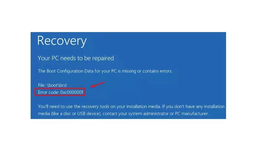 Cara Mengatasi Error Code 0xc000000f Dengan Mudah Dan Benar - KOMPUTERX