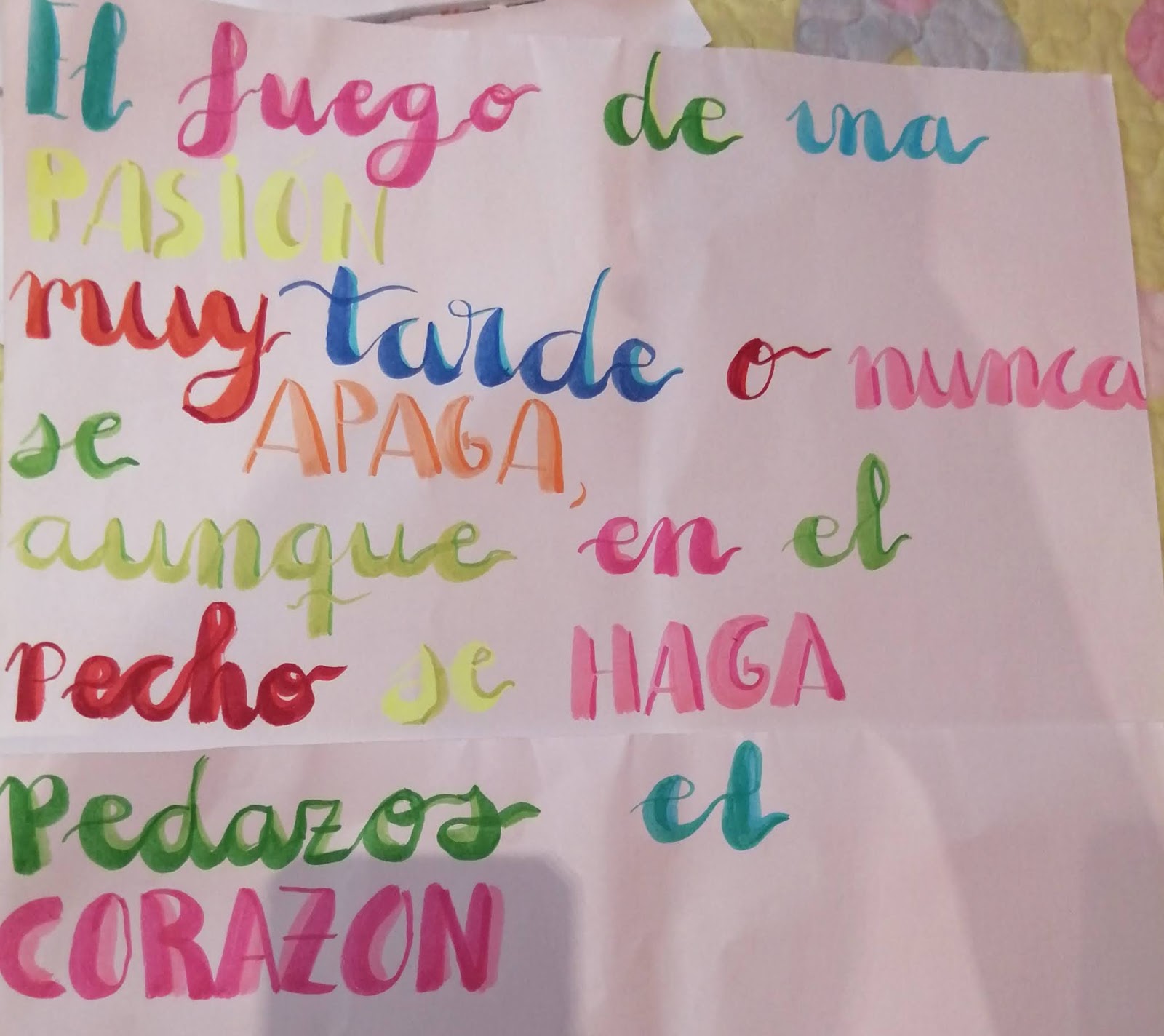 Nuestro club de lectura: POEMAS CON LETTERING 1ºA
