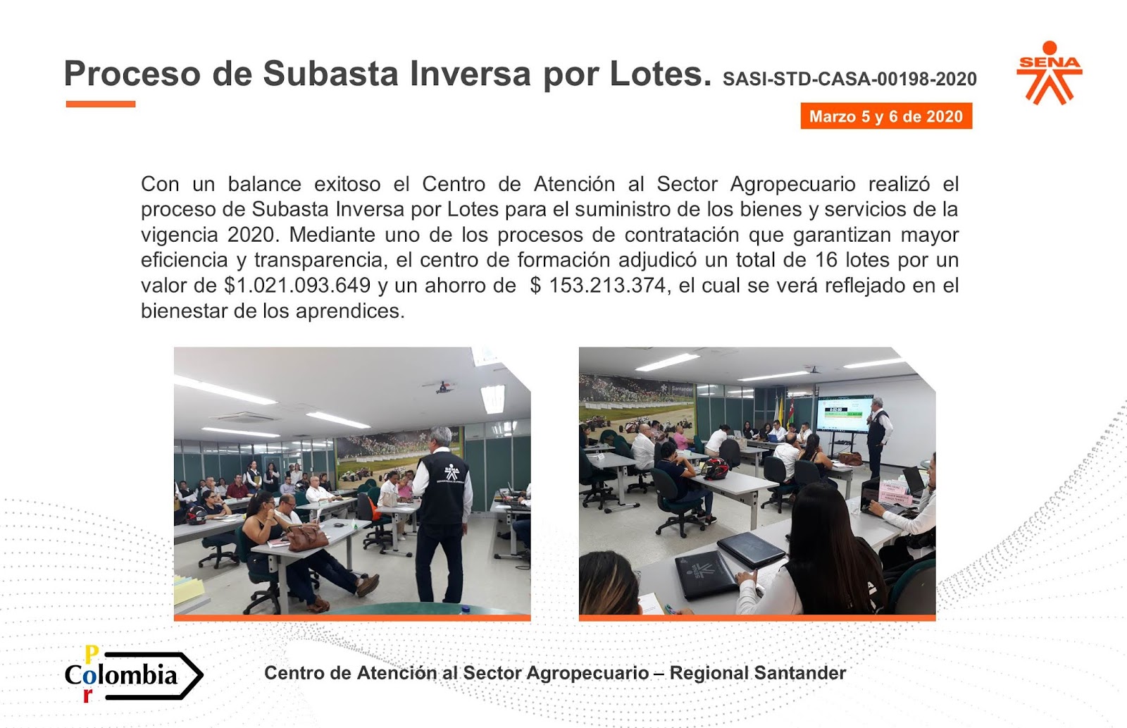 Centro de Atención al Sector Agropecuario - SENA Regional Santander ...