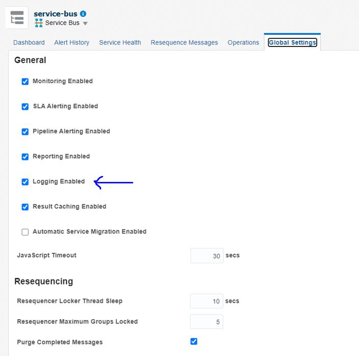 soalicious: 12c OSB - Enabling Logging