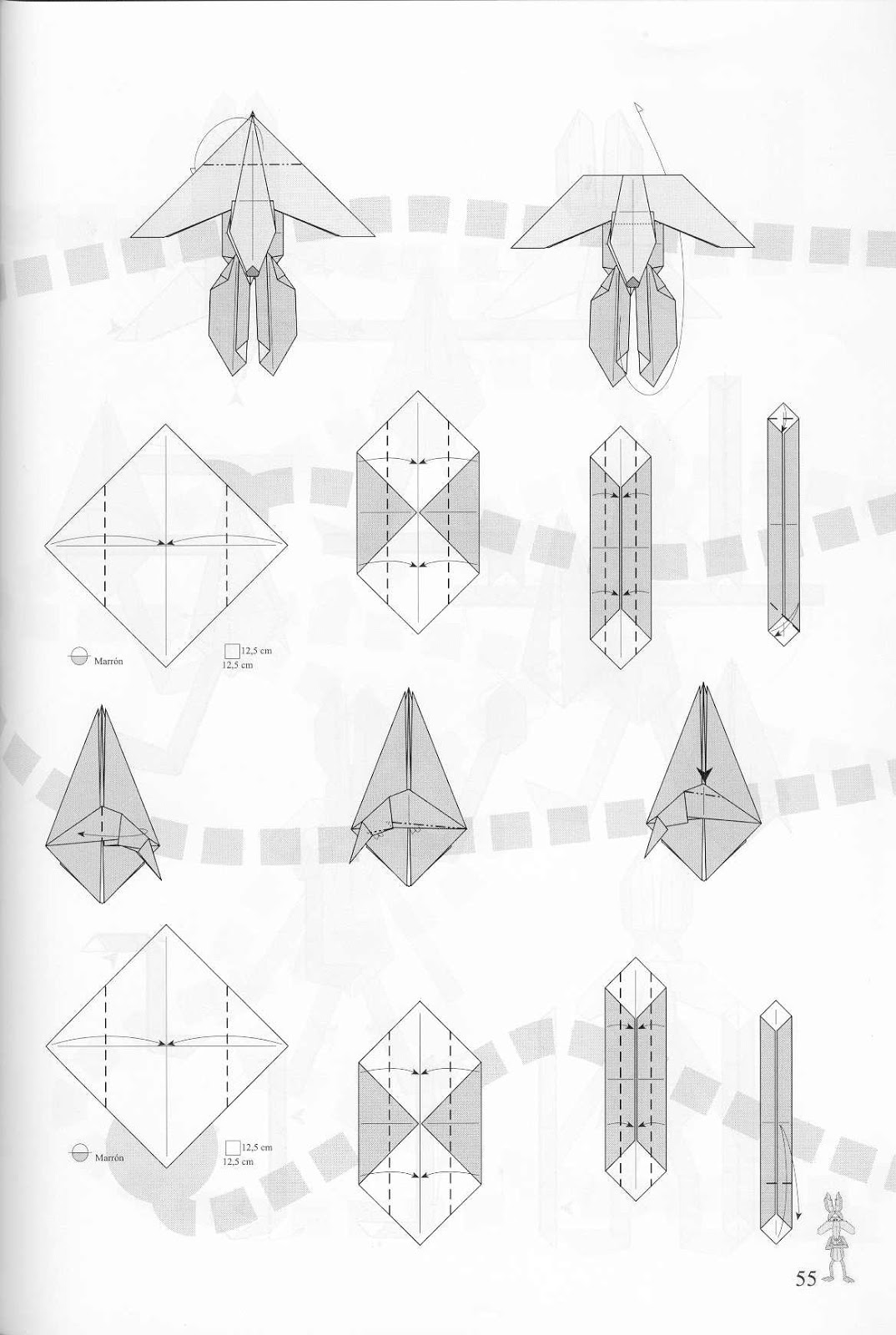 Origami Cartoon 1-Halle - Ruby Book Origami
