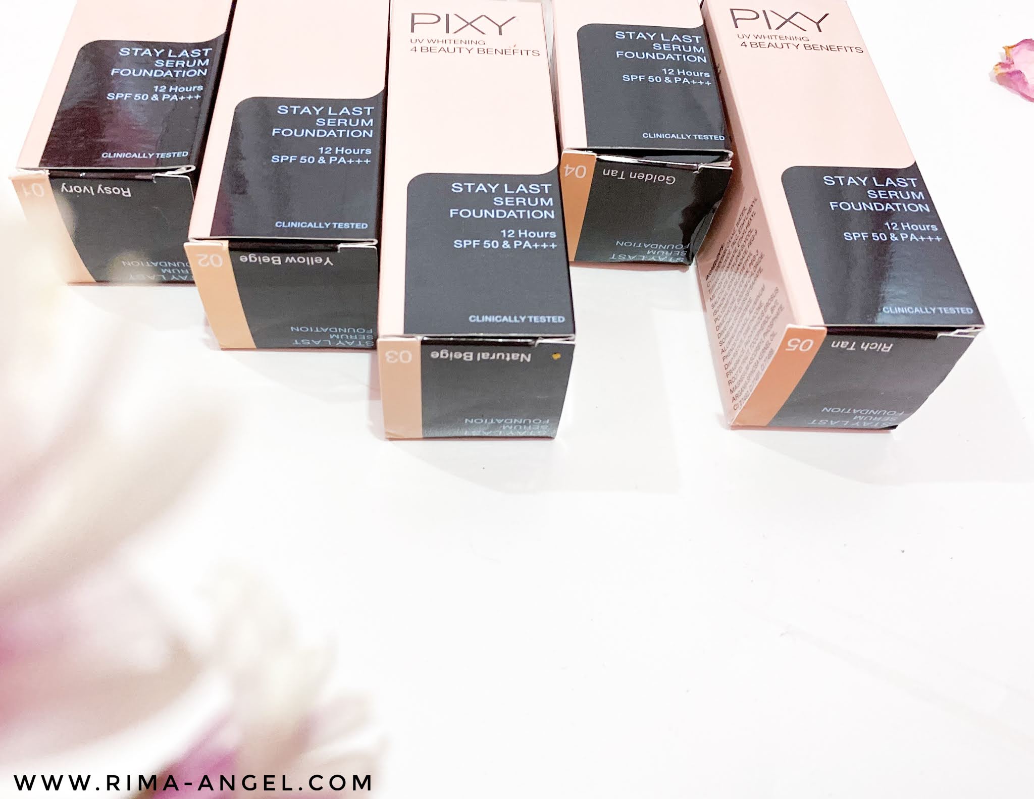 Review Pixy Stay Last Serum Foundation - All Shade