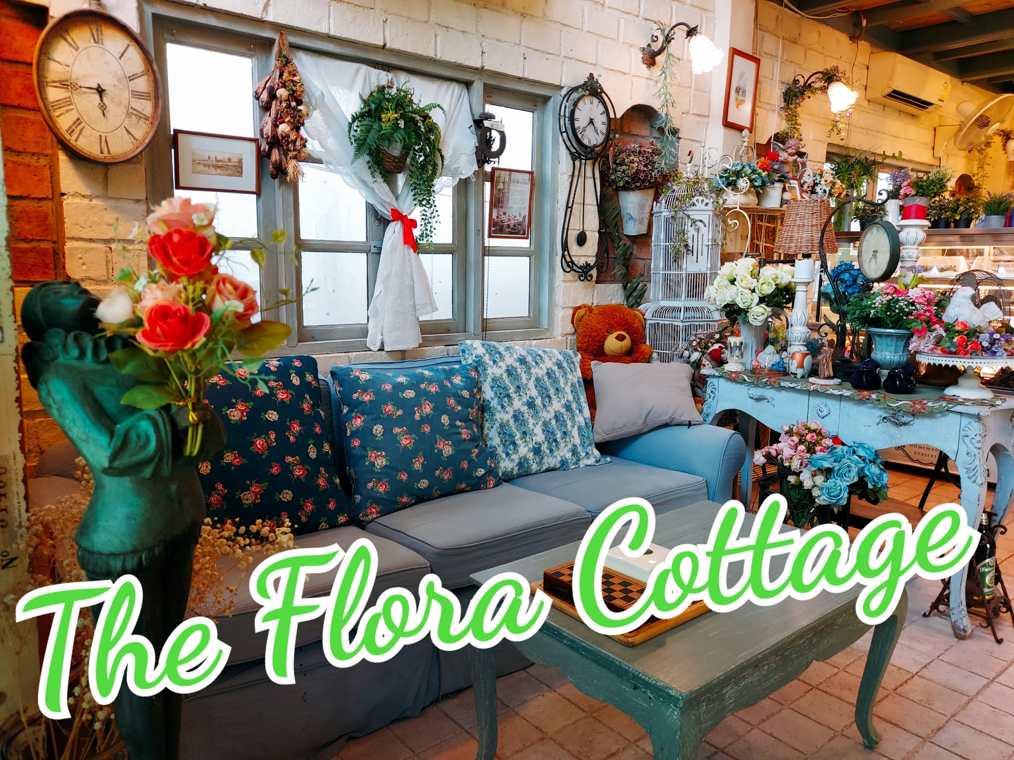 The Flora Cottage คาเฟ่ลับในสวนสวย ย่านนนทบุรี