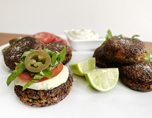 lisa is cooking: Black Bean-Chipotle Falafel Mini Burgers