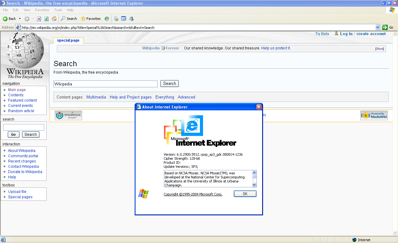 Hala windows xp ve internet explorer 6 kullanan varmı ? » Sayfa 1 - 1