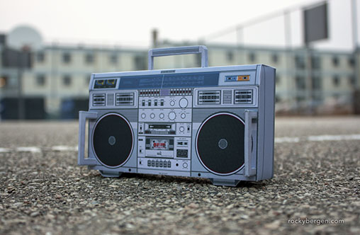 Conion C-100F Boombox Papercraft | Paperized Crafts