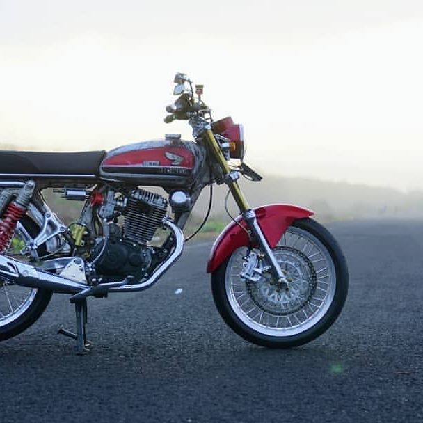 20 Gambar HD Modifikasi CB100 Warna Merah Terbaru 2020