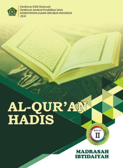 Buku Al-Qur'an Hadis Kelas 2 MI Cetakan Tahun 2020 | Salam Edukasi