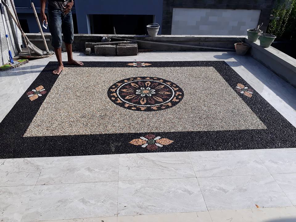 30 Model Lantai Halaman Depan Rumah - TUKANG TAMAN SURABAYA