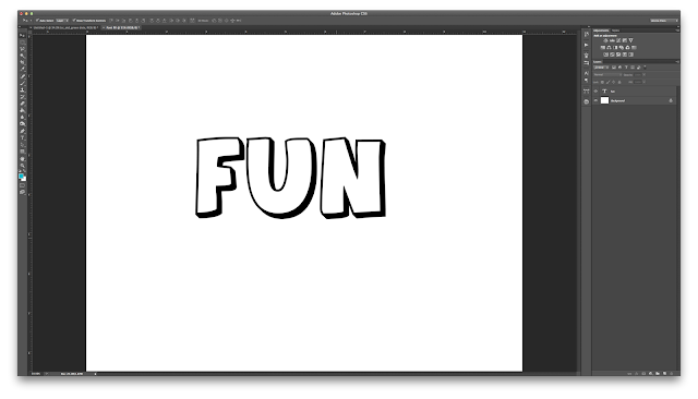 Scrappy Girl: Photoshop tutorial: filling an outline font