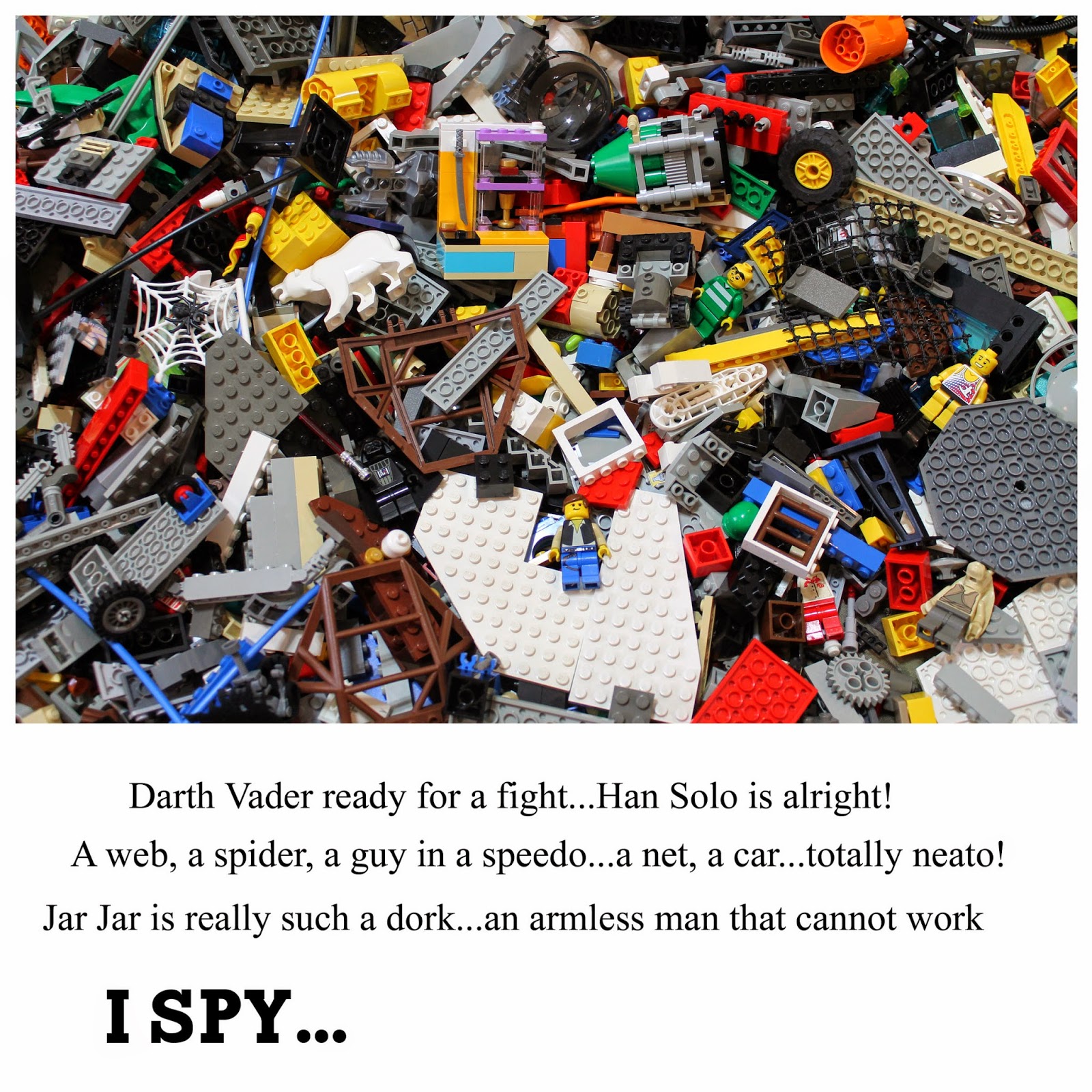 Lego I Spy with my Little Eye Book!