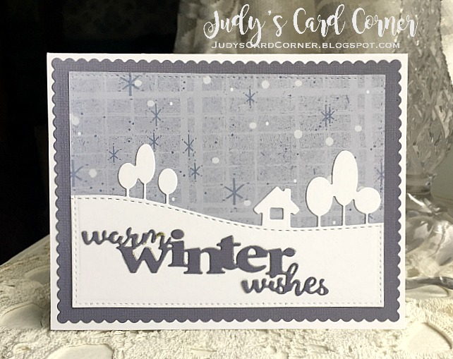 Judy's Card Corner: Three Winter Landscape Cards