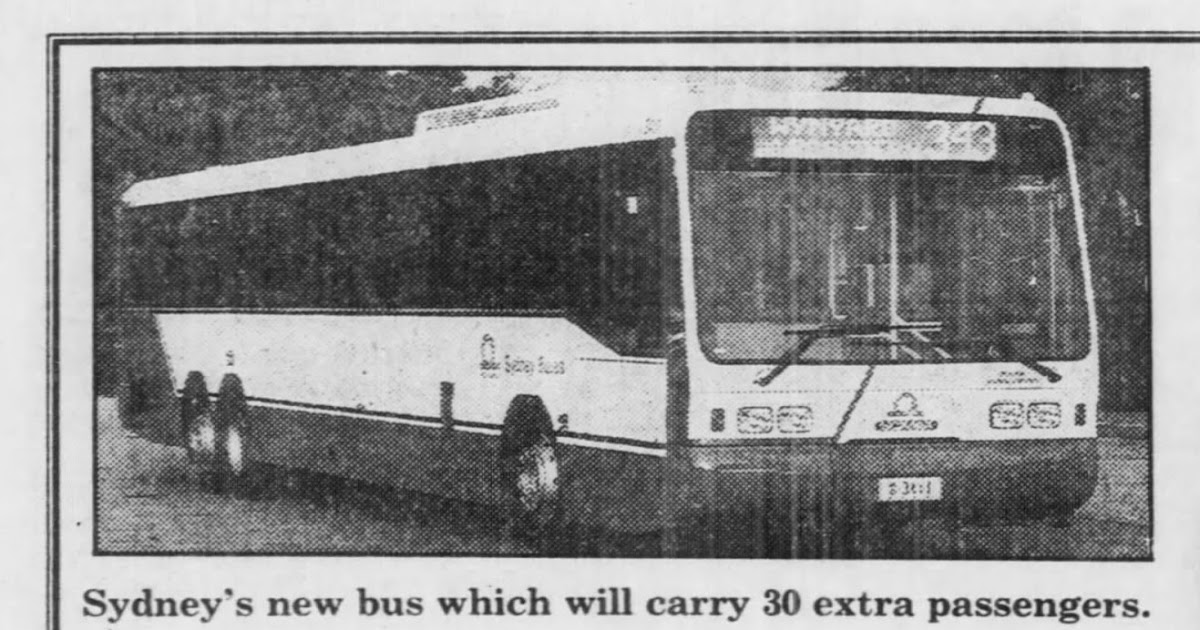 Fab Sydney Flashbacks: 1993: Arrival of "kneeling superbuses"