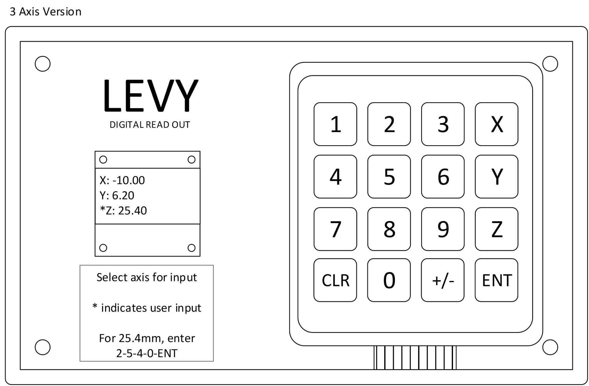 Levy Sound Design: Digital Readout (DRO) for mini lathe using cheap ...