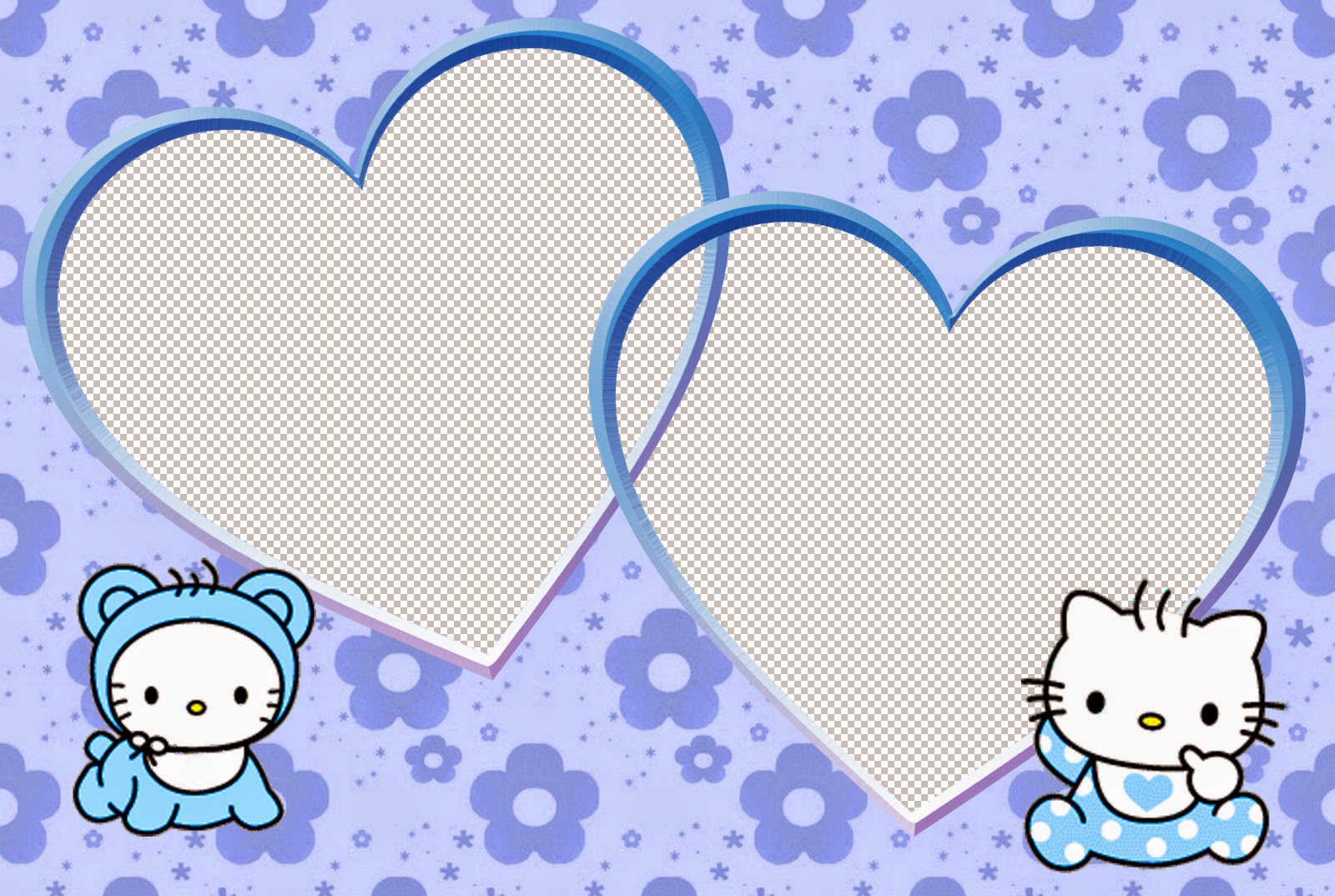 Hello Kitty Baby Free Printable Invitations, Cards, Frames or ...