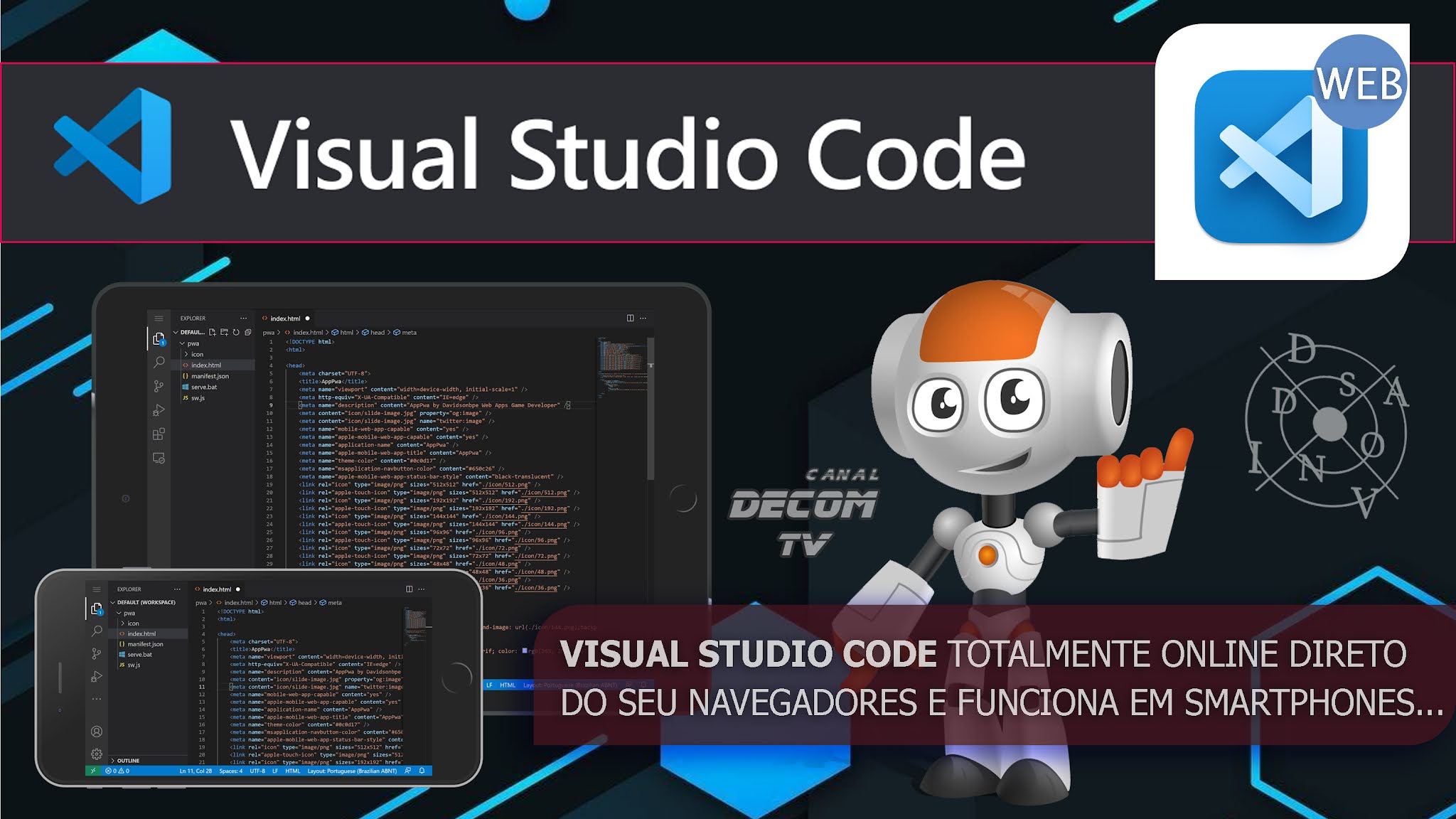 VISUAL STUDIO CODE TOTALMENTE ONLINE DIRETO DO SEU NAVEGADORES E ...