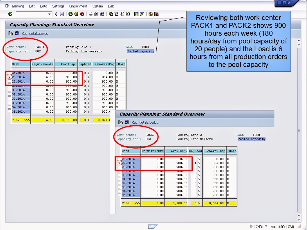 青蛙SAP分享 Froggy's SAP sharing: SAP Capacity Planning - Pool Capacity