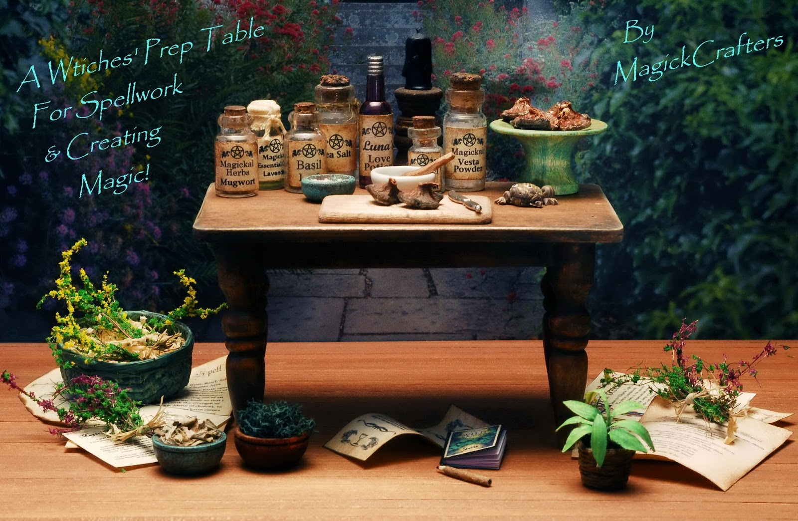 MagickCrafters Miniatures and Art Dolls: The Witches' "Spellwork Prep ...