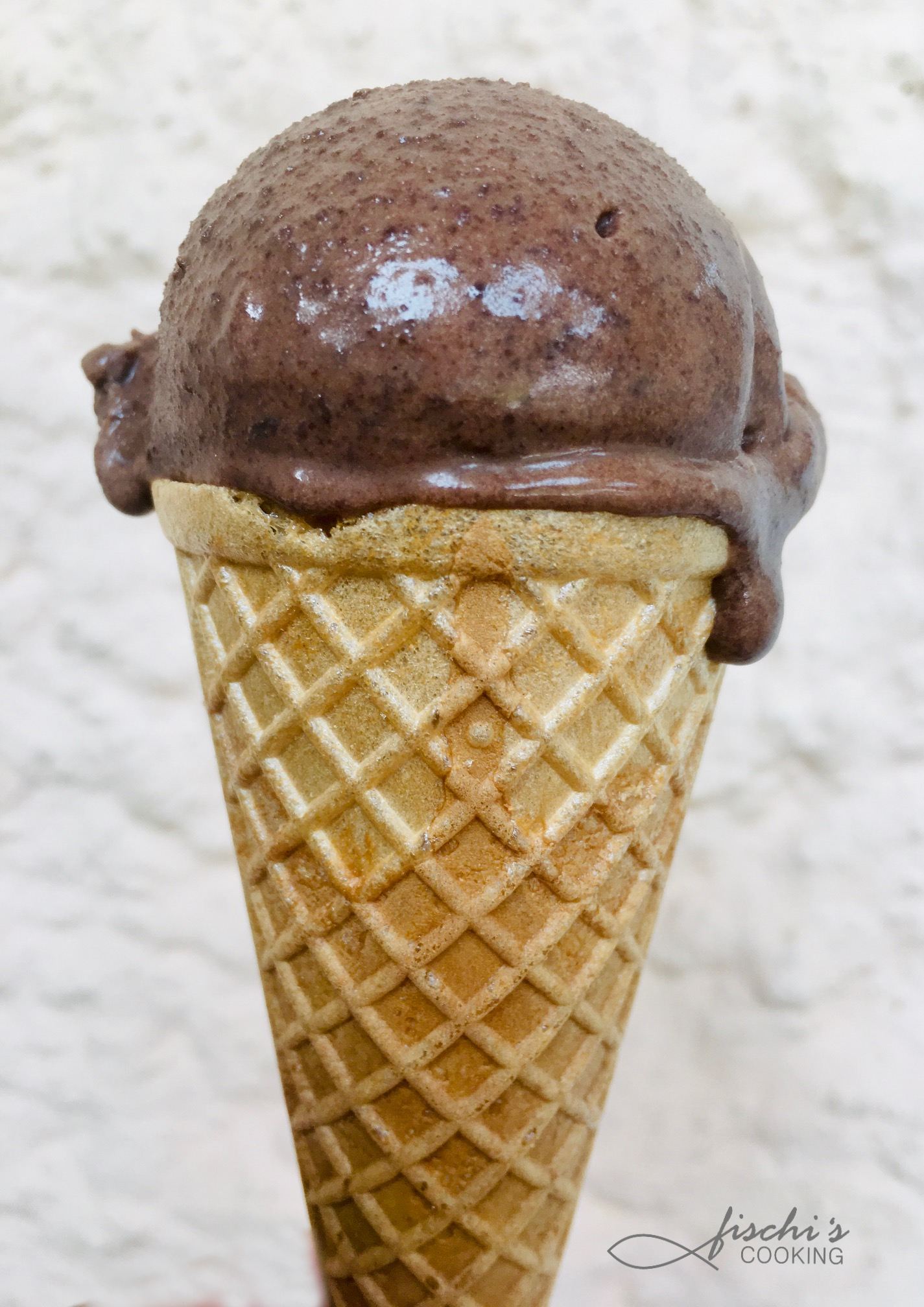 cremiges schokoladeneis