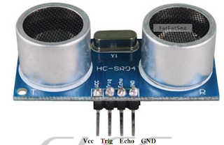Demo 37: Display distance measured by ultrasonic sensor using module 7 ...