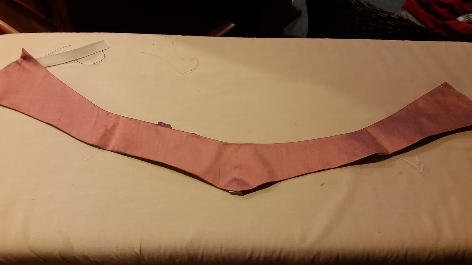 Making a Silk Edwardian Dip-Waist Belt