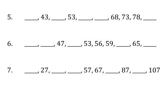 Centro de Adultos Rubielos de Mora: COMPLETA LAS SERIES NUMÉRICAS