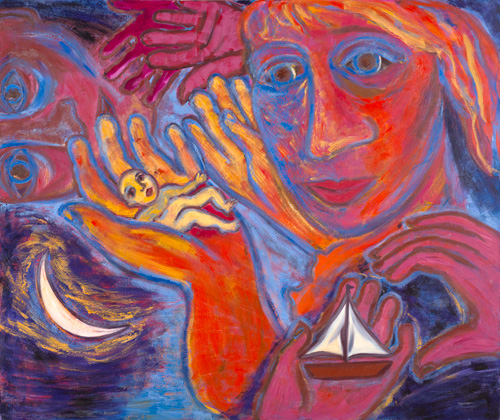 magsramsay: Advanced Painting: Symbolic Colour ( and some mussels)