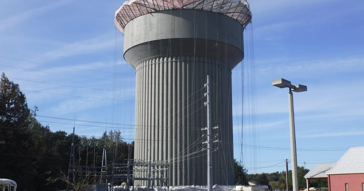 Water Tank Painting Finally Nearing Completion