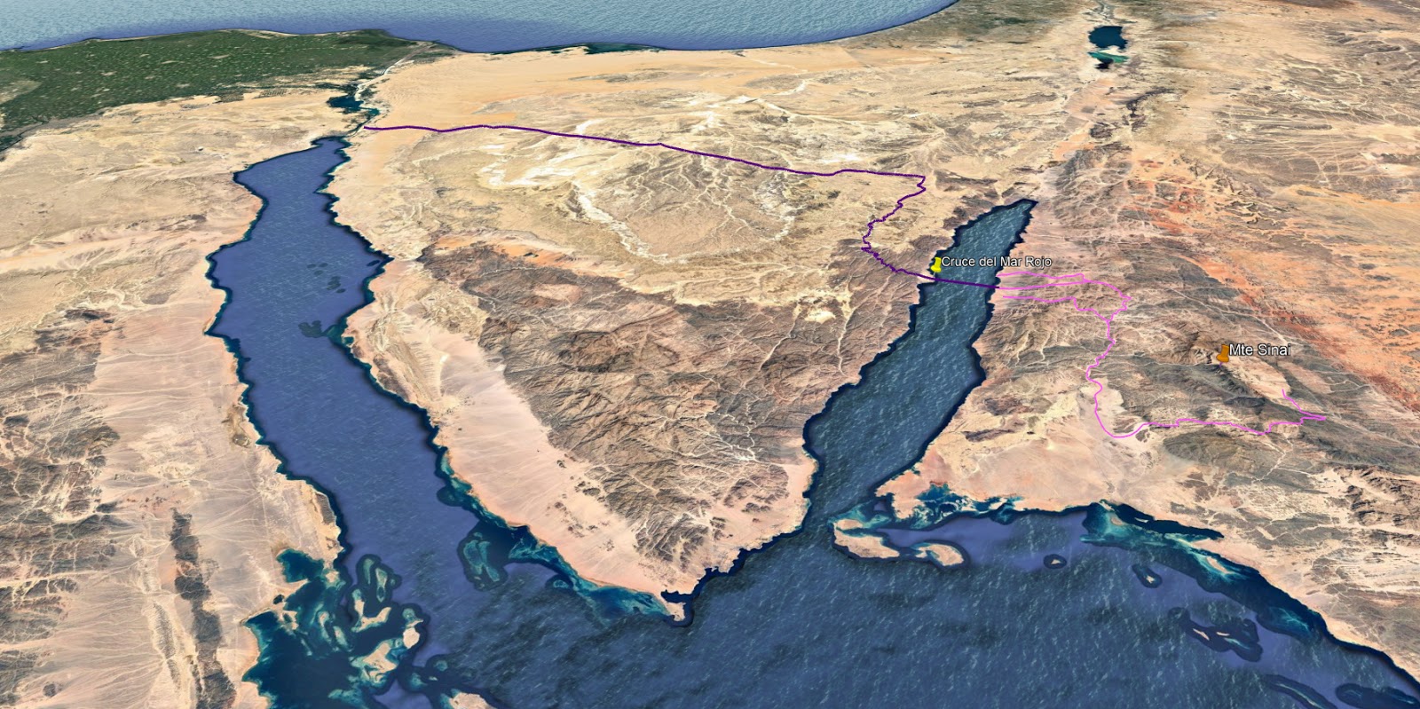 Ministerio APOYO BÍBLICO: MAPA DEL ÉXODO JUDÍO EN TIEMPOS DE MOISÉS