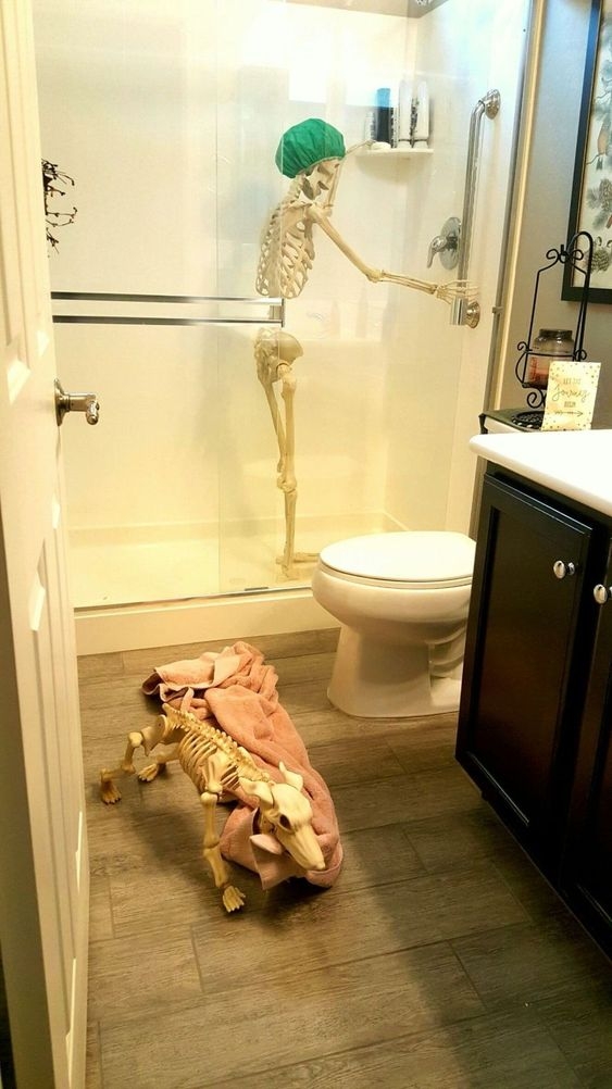 ️45 Creepy Bathroom Designs on Halloween Day | ARA HOME