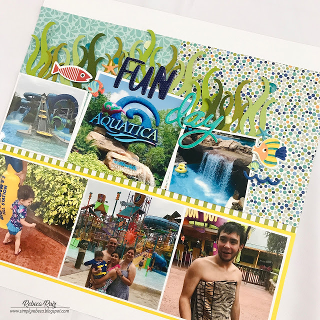 Fun Day Layout - Simply Rebeca